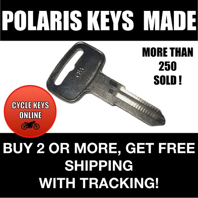 Polaris ATV Ranger RZR Snowmobile keys Cut by Code key made to codes ...