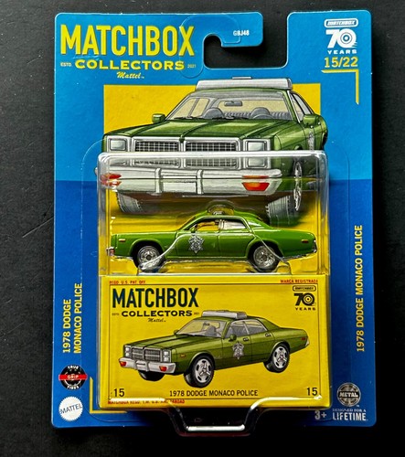 matchbox 1978 Dodge Monaco Police Green | eBay