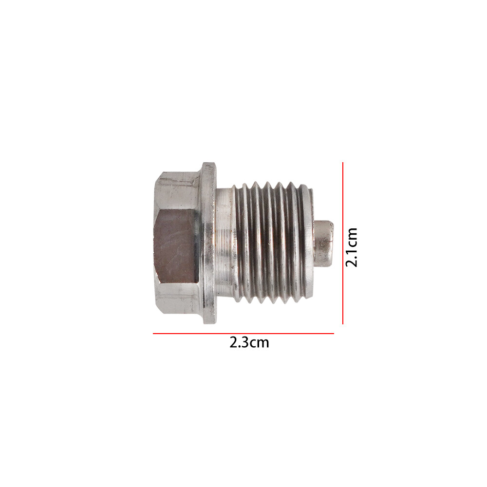 M16*1.5 Engine Oil Drain Plug W/ Washer Stainless Steel Neodymium ...