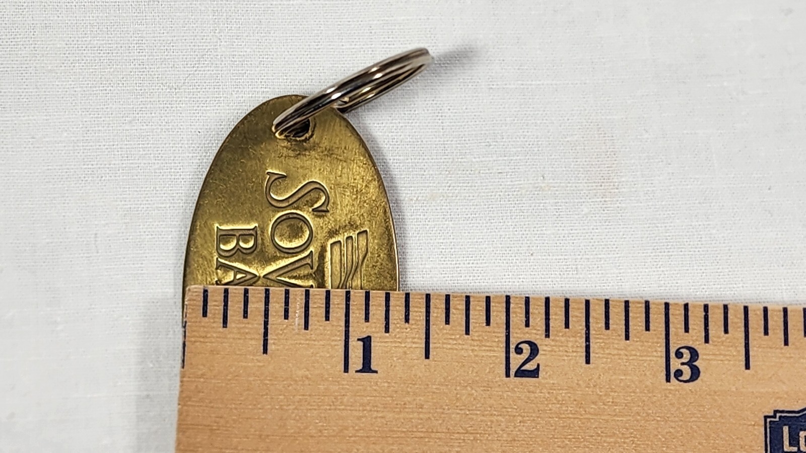 VINTAGE SOVRAN BANK OF NORFOLK, VA SOLID BRASS KEYCHAIN | eBay