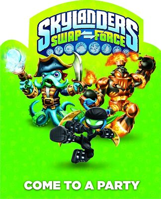 Child SKYLANDERS SWAP FORCE Invitation Cards Invites Invitations ...