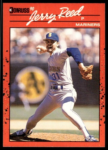 1990 Donruss Baseball Card Jerry Reed Seattle Mariners #614 | eBay