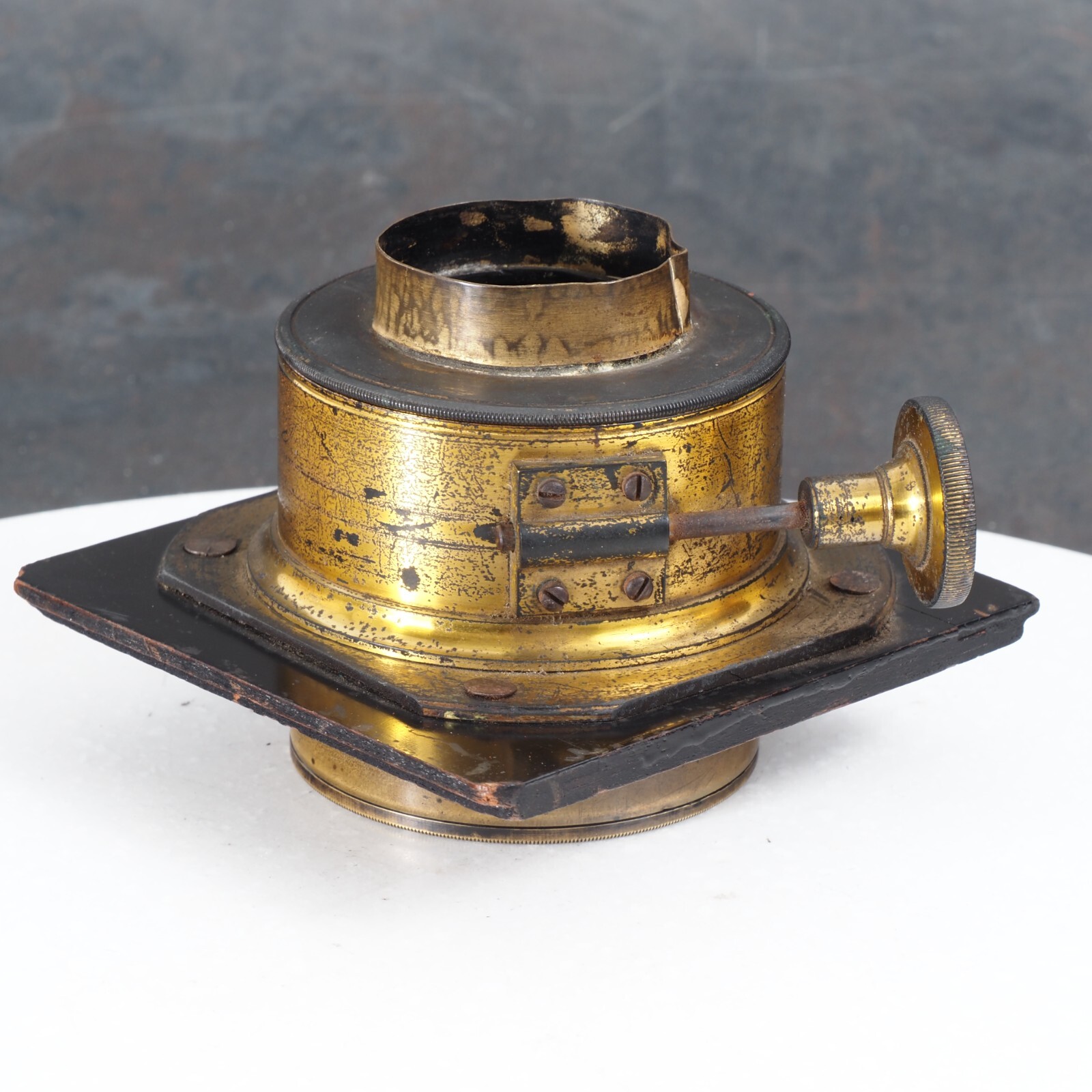 :Darlot Paris Single Achromat 1-2 12.5" (320mm) 10x12 Landscape Brass ...