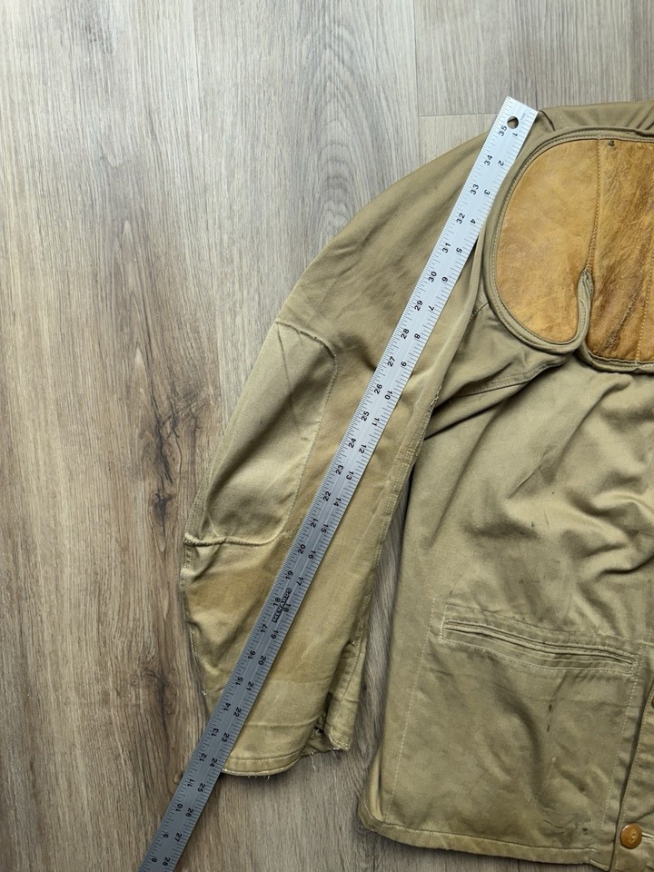 40s VINTAGE 10-X Army Cloth Padded Shooting Jacket Size 42 NRA RARE ...
