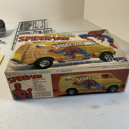 1977 Spider-Man Van Marvel MPC Model Vintage Unassembled RARE! 1/32 ...
