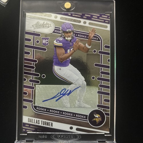 2024 Panini Absolute Dallas Turner Signature Rookies RC Auto #117 ...