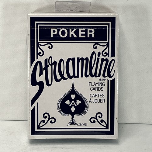 Streamline POKER Playing Cards Plastic Coated Smooth Finish New Sealed ...