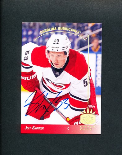 2013 UPPER DECK HOCKEY SP AUTHENTIC JEFF SKINNER AUTOGRAPH AUTO | eBay