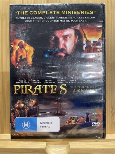 Pirates The True Story Of Blackbeard Mini series DVD 2006 RARE Region ...