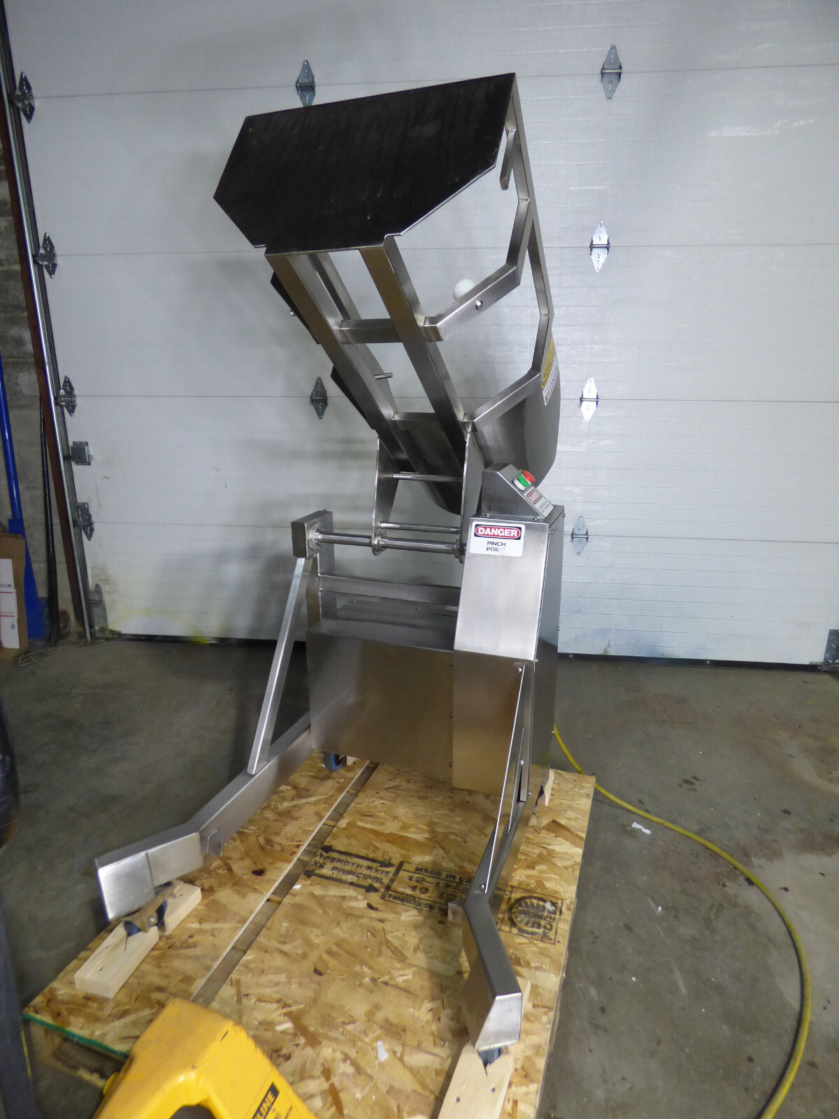 Drum Dumper Tipper Stainless Steel Pneumatic Portable Nice | eBay
