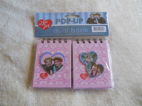 I Love Lucy Pop-Up Mini Spiral Notebooks 2 Pack | eBay