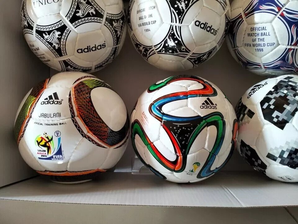 ADIDAS HISTORICAL MINI BALL SET OF 14 PCS FIFA WORLD CUP ADIDAS HISTORICAL MINI BALL SET OF 14 PCS FIFA WORLD CUP
