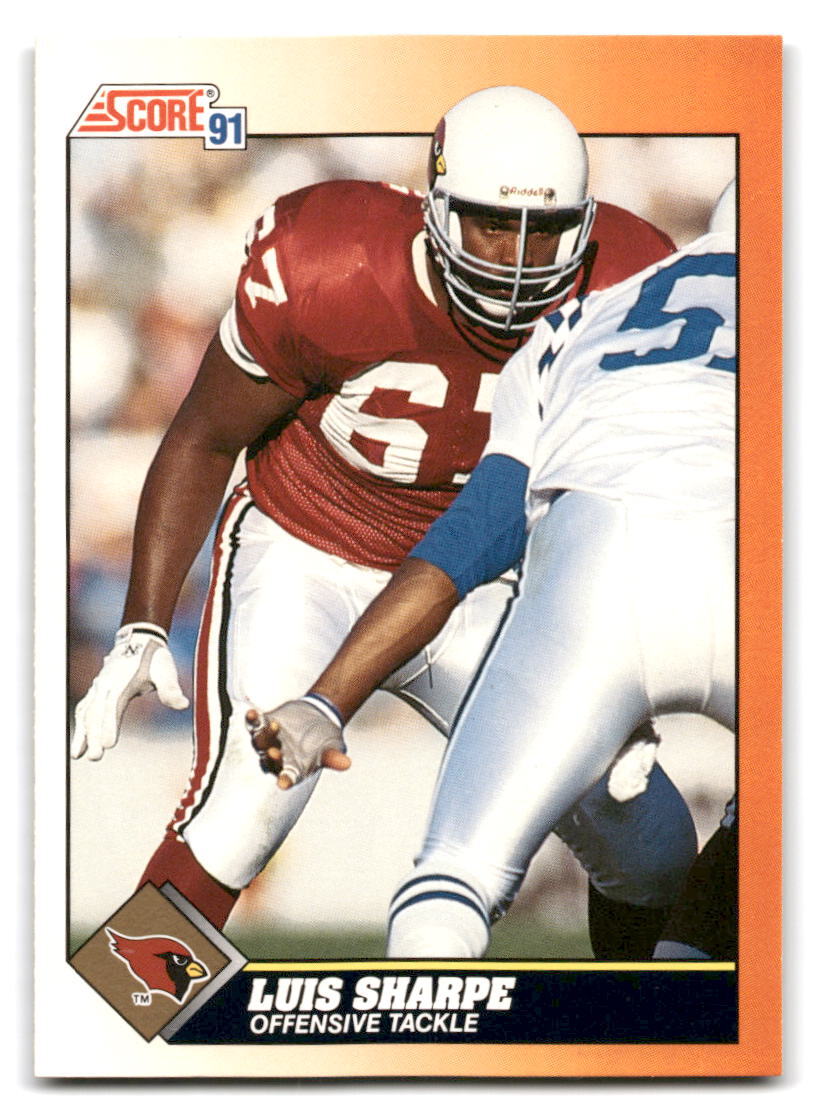Luis Sharpe 1991 Score #412 Phoenix Cardinals FOOTBALL | eBay