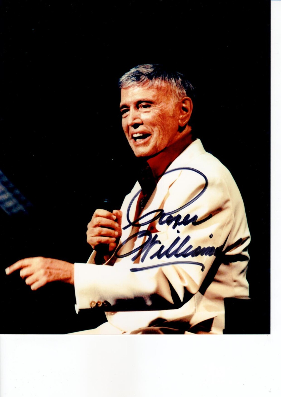 Roger Williams Signed 8x10 Autographed Photo Photograph Pianist ...