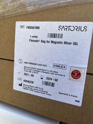 Sartorius Flexsafe Bag for Magnetic Mixer 50L FMS501085 | eBay