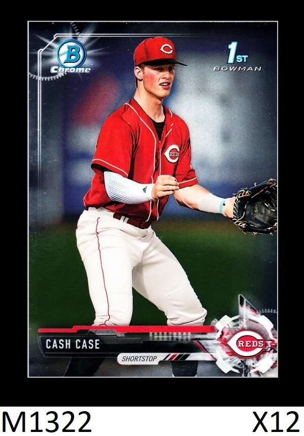 1-2017 BOWMAN CHROME DRAFT CASH CASE REDS QTY AVAILABLE | eBay.de