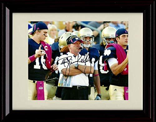 Unframed Brian Kelly - Coaching - Notre Dame Fighting Irish - Autograph ...