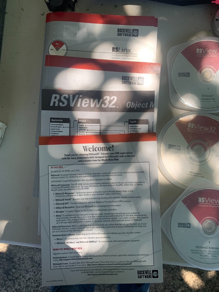 AB Rockwell Automation 93012SE2303 RSView32 Works 1500 | eBay