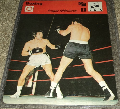 Roger Menetrey 1977 Sportscaster Boxing card Boxer | eBay