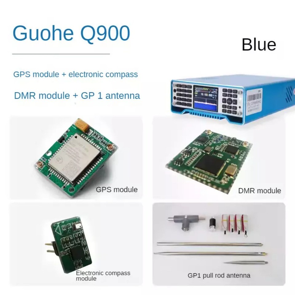 Q900 V4 4Th Generation 100KHz-2GHz HF/VHF/UHF ALL Mode SDR Transceiver ...