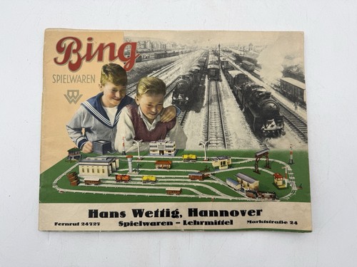 Vintage Bing Catalog Early German Toys And Trains Original 1920-30 ...