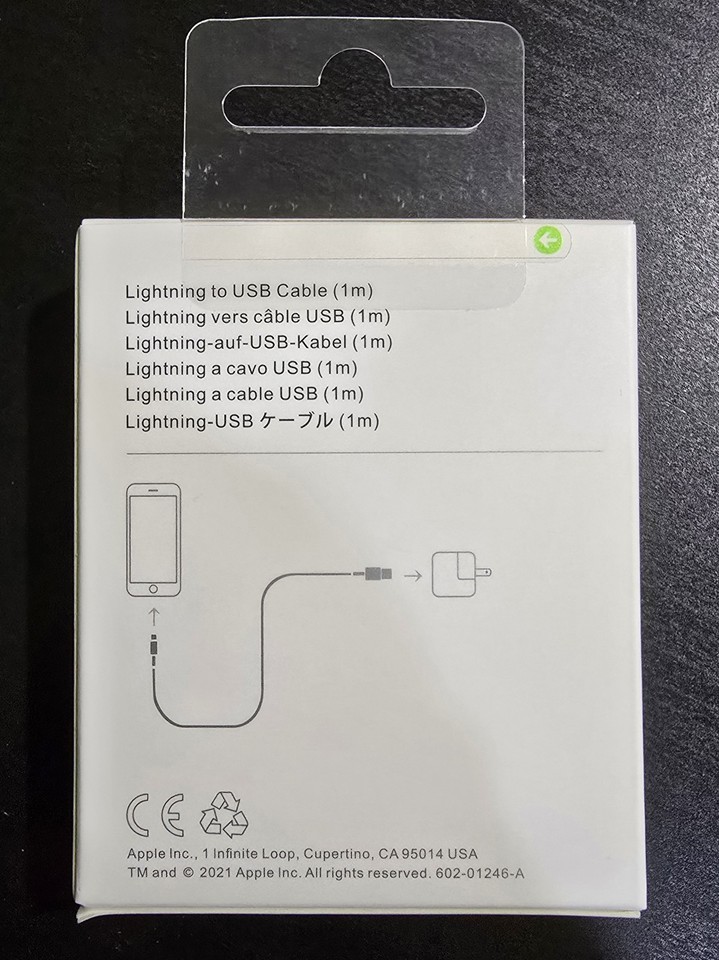 Original Apple Lightning to USB Cable - 1 meter (3.3 feet) MD818ZM/A | eBay