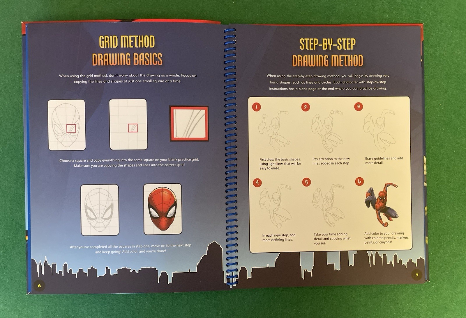 Marvel Spider-Man Learn to Draw Step-by-Step Book with Tracing Paper | eBay