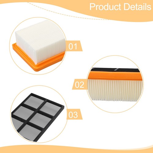 Filtre d'efficacité de filtration supérieure pour Karcher AD2 AD3 AD4 ...