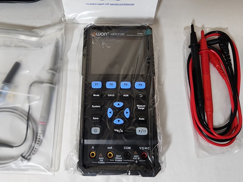 OWON Oscilloscope HDS300S 3.5" LCD 2+1CH Multi-Function Digital ...
