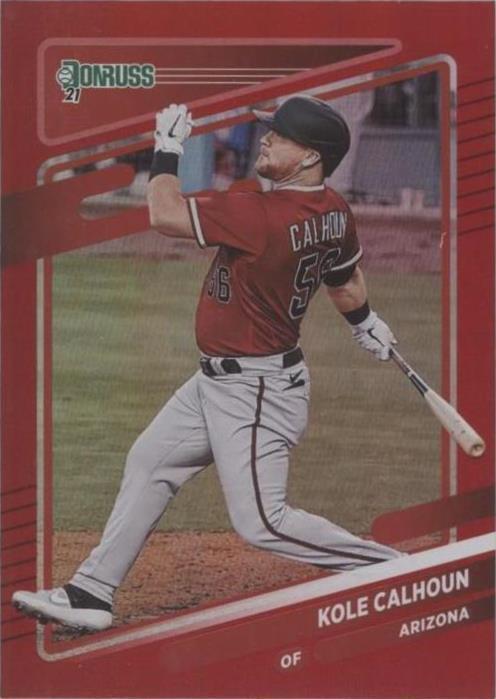 2021 Panini Donruss - Kole Calhoun #119 Holo Red for sale online | eBay