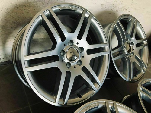Orig. AMG Rims 7,5+8,5 x 17 Mercedes W204 S204 C204 W209 R171 W205 C ...