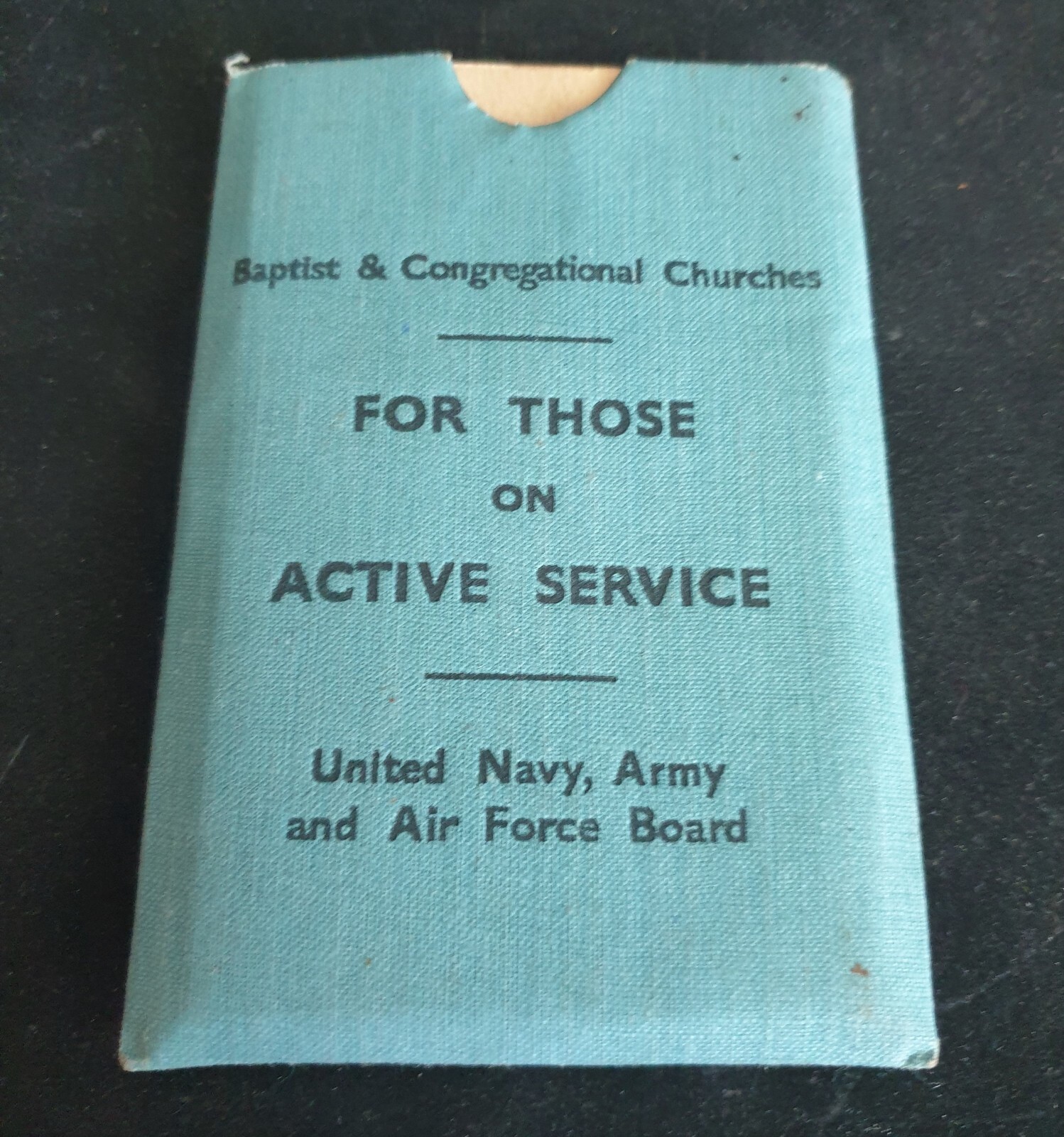 WW2 British Baptist Church Active Service Edition Pocket-sized Psalm ...