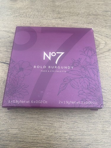 no7 bold burgundy face eye palette | eBay UK