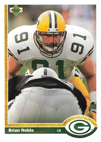 1991 Upper Deck #119 Brian Noble Green Bay Packers | eBay