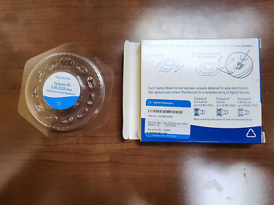 Agilent G3188-27503 Flexible Metal ferrule, UltiMetal Plus, 0.53 mm, 10 ...