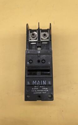 Bryant BJ2150B 2 Pole 150 Amp 120/240V Type BJ Circuit Breaker BJ2150 ...