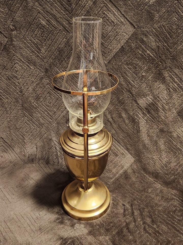 Vintage EAGLE Brass Ship Gimbal Oil Lamp Swivel Wall or Table Mount 19 ...