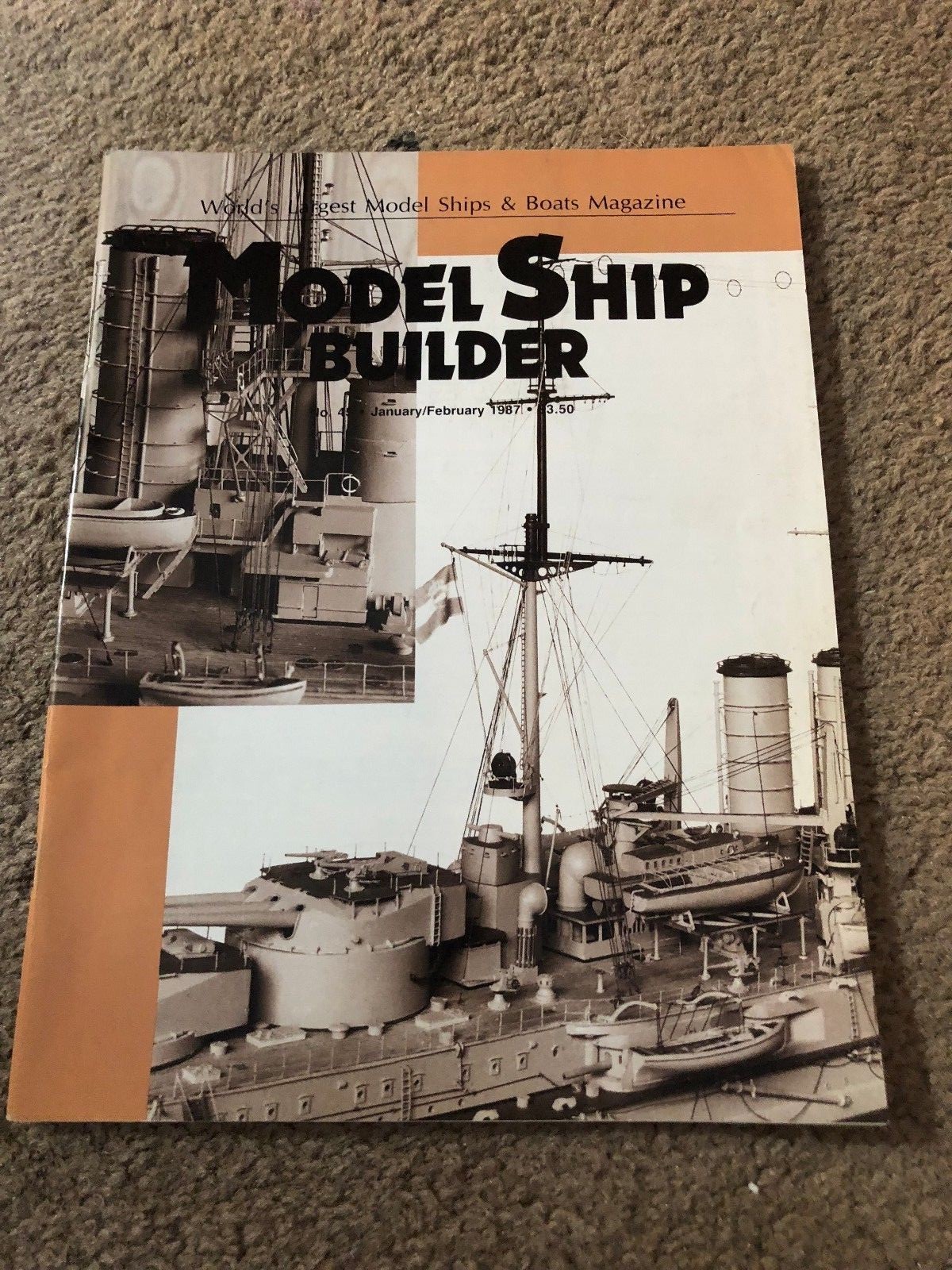 JAN/FEB 1987 MODEL SHIP BUILDER boat model magazine | eBay