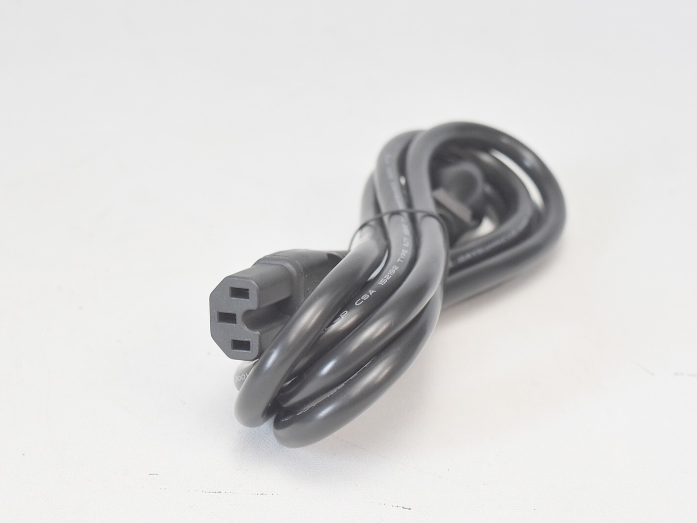 Dell Notched Power Cable NEMA 5-15 Male Connector to C15 Female 9KKCP ...