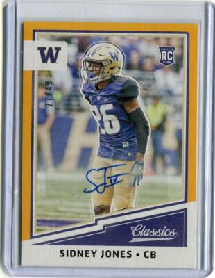 2018 Classics - SIDNEY JONES - Autograph Rookie - WASHINGTON #d 27/49 ...