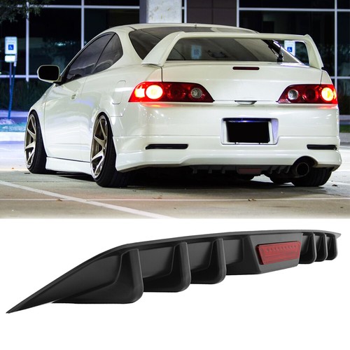 Black Rear Bumper Diffuser Spoiler Splitter Lip Body Kit For Acura RSX ...