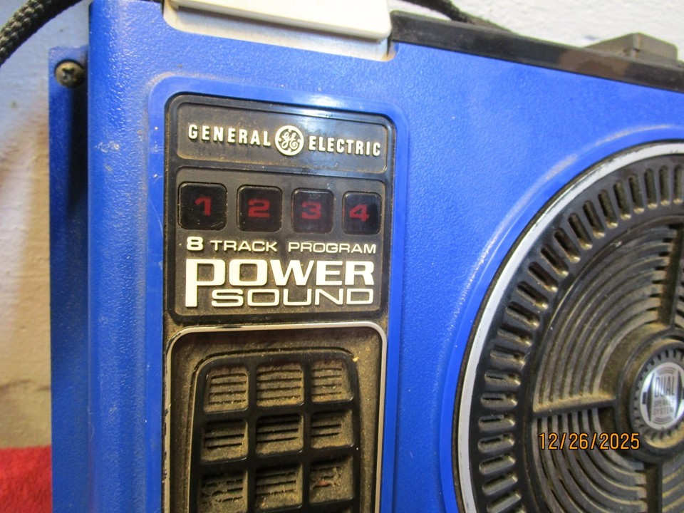 General Electric 8 Track Power Sound 8 Track Tape Player For Parts ...