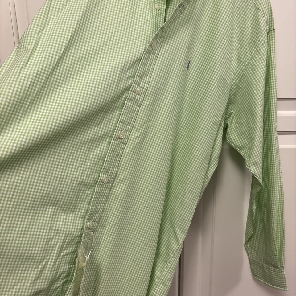 Ralph Lauren Men’s blake 100% Cotton Button Down Shirt Size Medium, NWT ...
