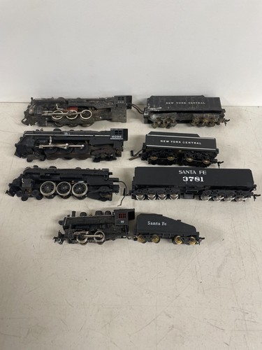VINTAGE HO scale steam engine locomotives with tenders. 4 sets | eBay