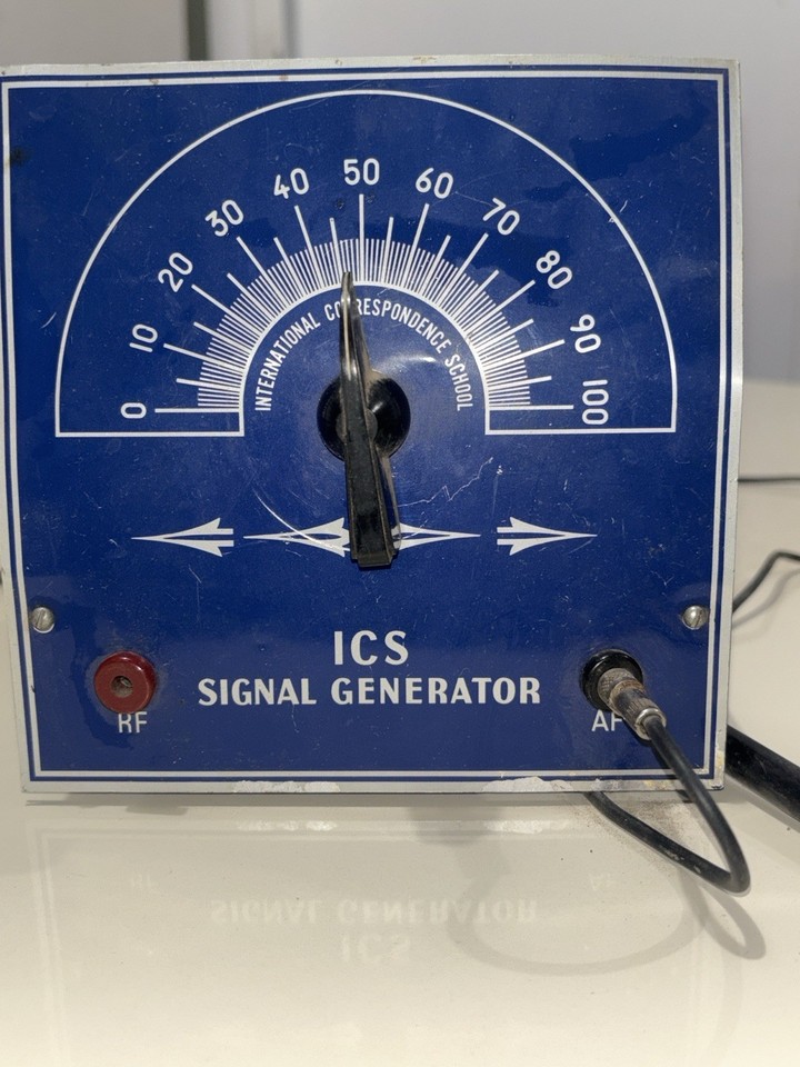 Vintage ICS Signal Generator Tube Radio Tester – Compact & Lightweight ...