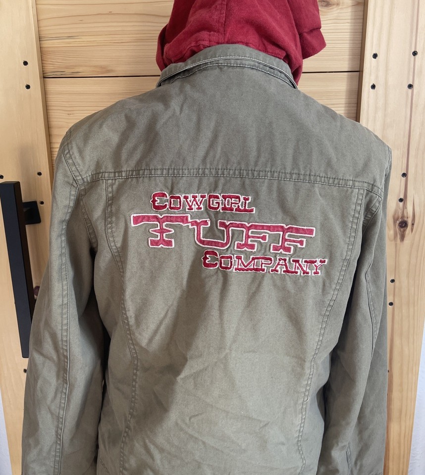 Cowgirl Tuff Co Jacket Women's Size Large Green with Removable Red ...
