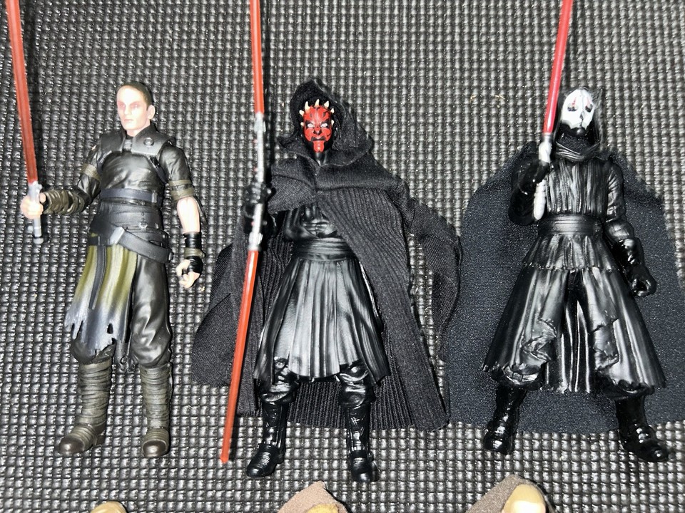 Star Wars Black Series 6” HUGE Lot Darth Nihilus MAUL STARKILLER LUKE ...