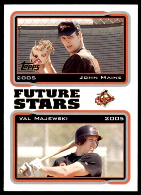 2005 Topps John Maine/Val Majewski Baltimore Orioles #327 | eBay