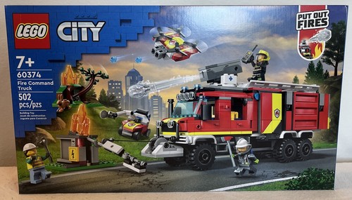 Brand New Sealed Lego City Fire Command Truck Set (60374) | eBay