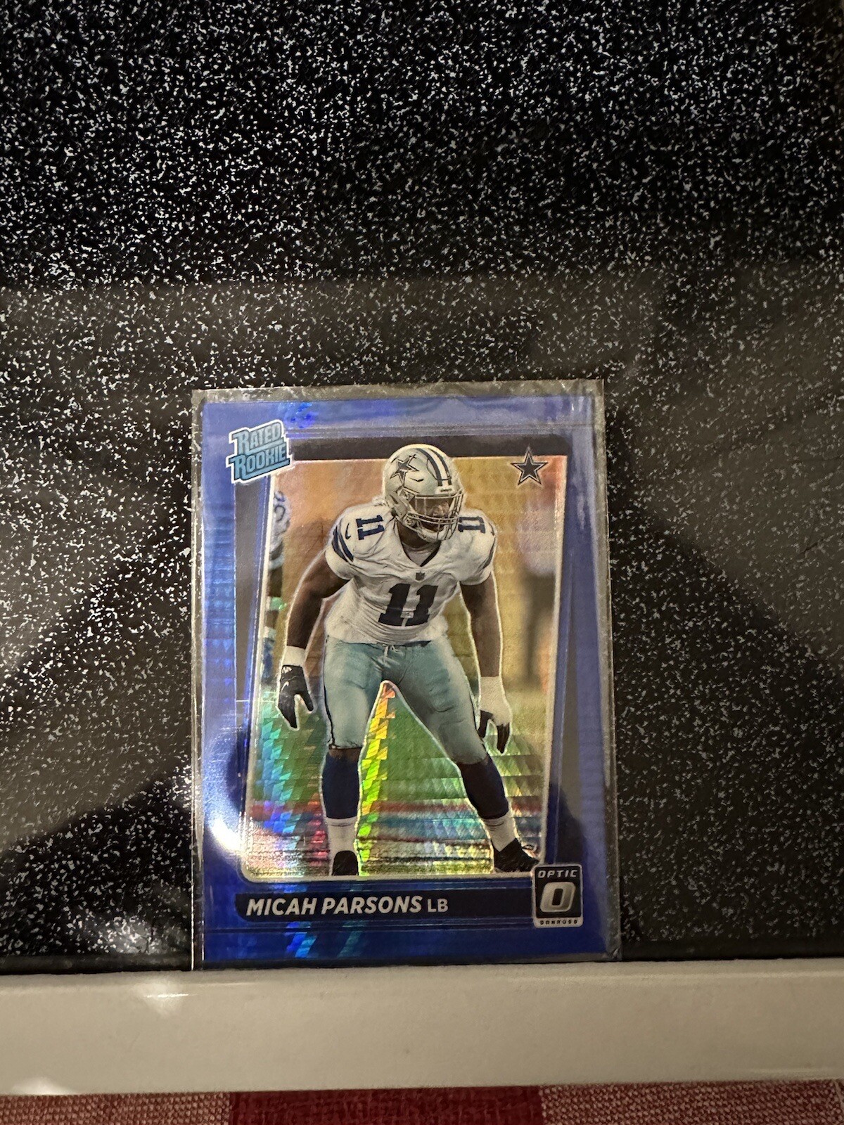 Micah Parsons 2021 Donruss Optic Blue Hyper Prizm Rated Rookie #245 ...